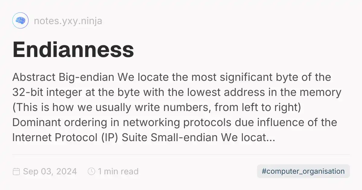 Endianness